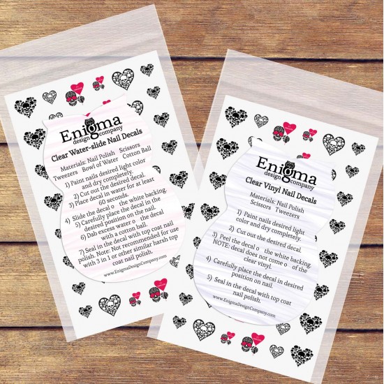 Love It's Complicated Nail Decals