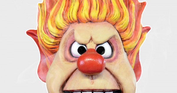 The Year without a Santa Claus Heat Miser Vinyl Iron-On Decal