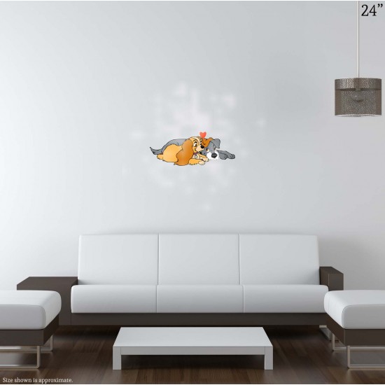 Lady & the Tramp Love Vinyl Decal