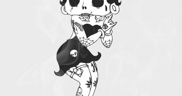 Zombie Betty Boop Tattoos Bri | Inked To Death | Everyone Shhhhh Look