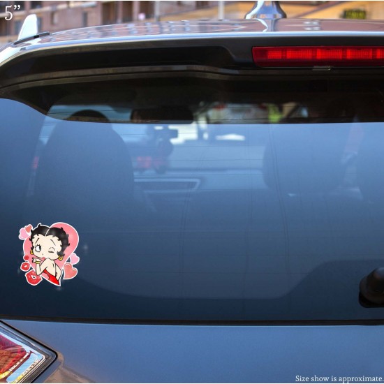 Betty Boop Kiss Vinyl Decal