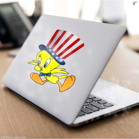 Looney Tunes Patriotic Tweety Vinyl Decal