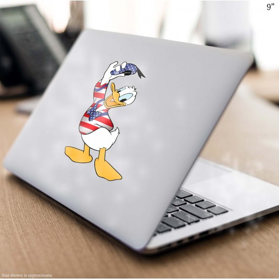 Patriotic Donald Duck Vinyl Decal