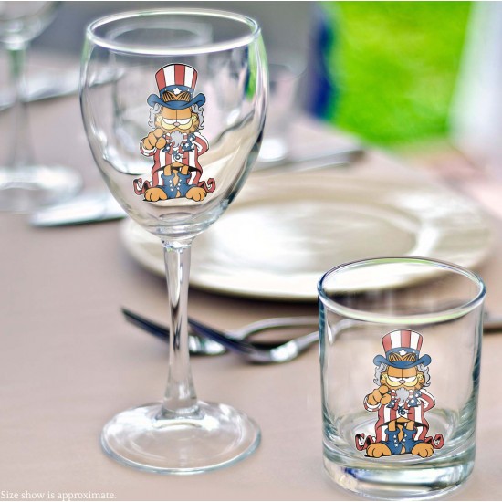 Garfield Patriotic Uncle Sam Vinyl Decal