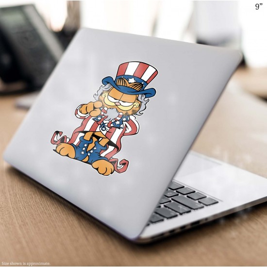 Garfield Patriotic Uncle Sam Vinyl Decal