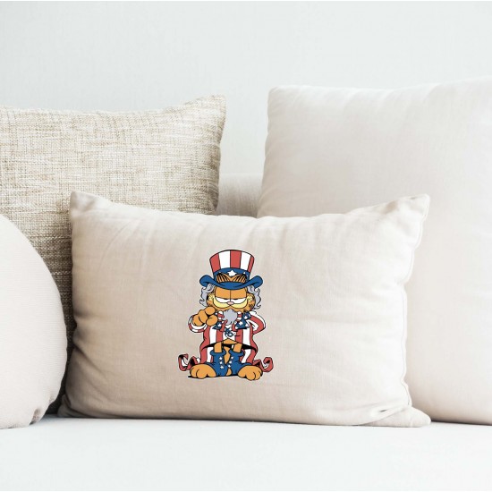 Garfield Patriotic Uncle Sam Vinyl Iron-On Decal